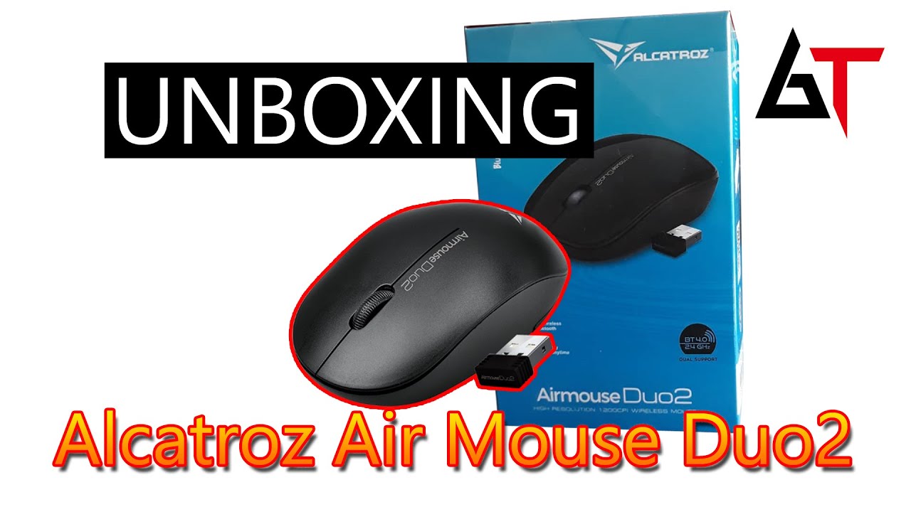 Unboxing Alcatroz Mouse Bluetooth And Wireless AirMouse Duo2 - YouTube