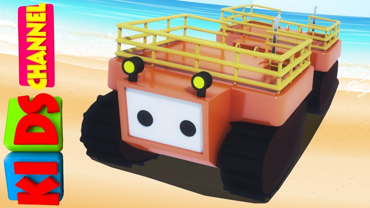 Evacuation Craft | 3D Vehicle Cartoon Cars | Video For Kids | Cartoon ...