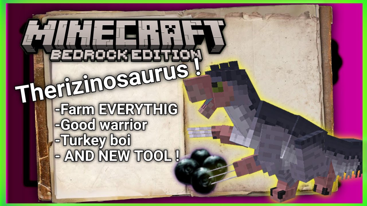 Thery!!! Finally!!! | ArkCraft Add-on | Minecraft Ark Addon Bedrock ...