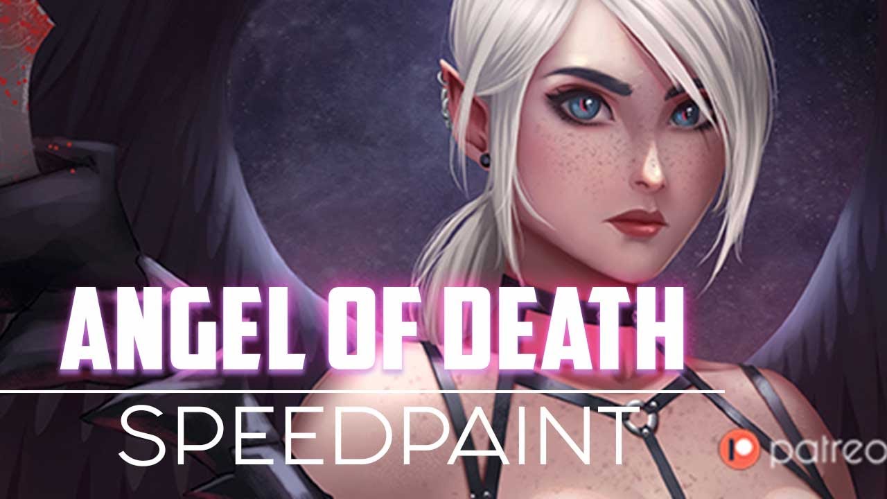 Angel Of Death - OC Speedpaint - YouTube