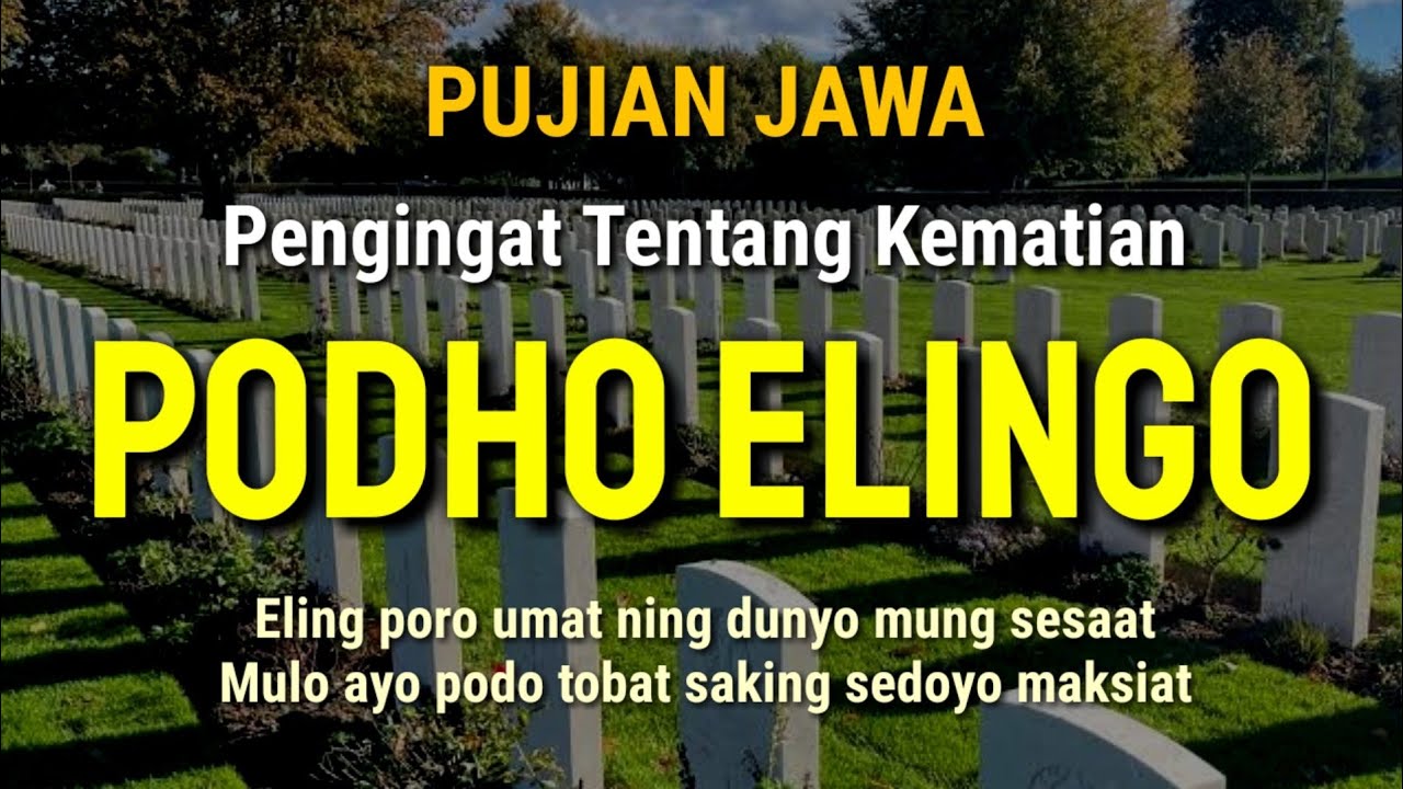 Pujian Jawa Setelah Adzan | Podho Elingo - YouTube
