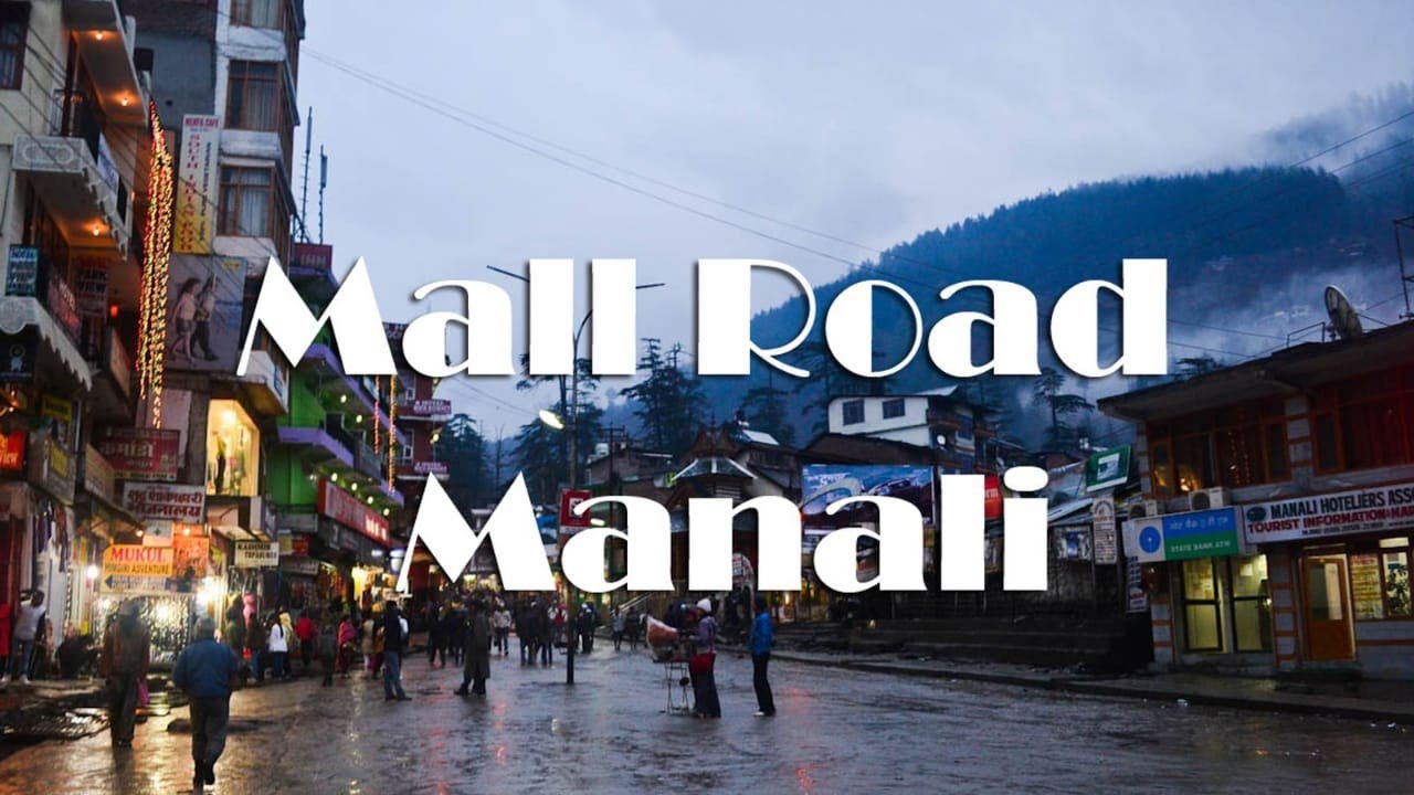 manali mall rod night view||night life manali|| mall road||manali trip ...