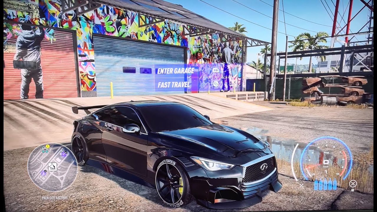 NFS HEAT INFINITI Q60 S '17 +400 FAST CAR 382 KM/H - YouTube
