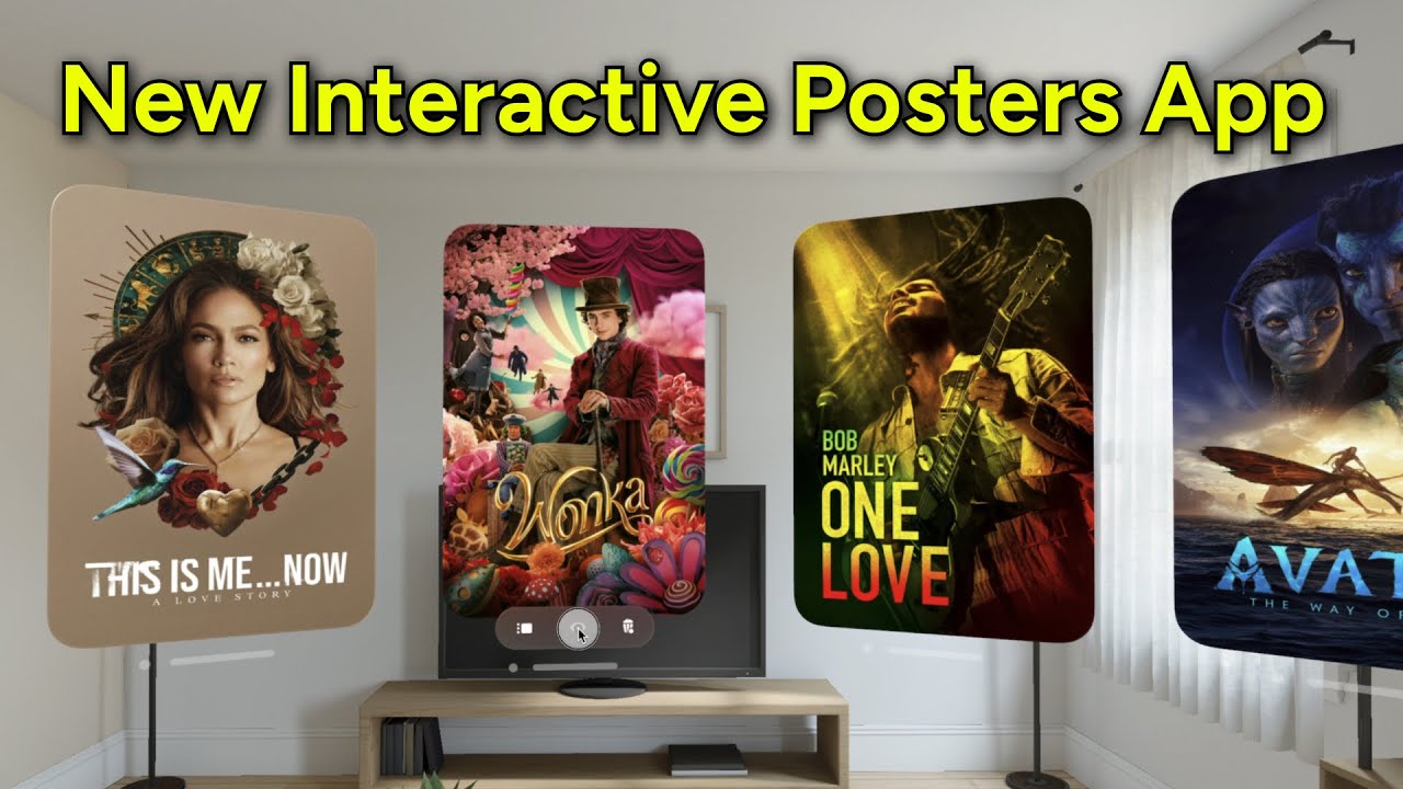 "Posters: Discover Movies at Home" now on Apple Vision Pro! - YouTube