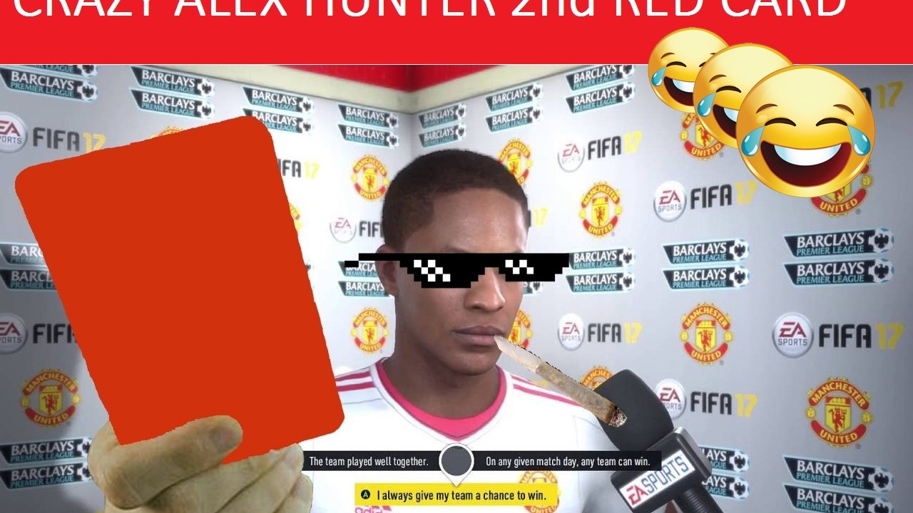 Alex Hunter Second Red Card Cut Scene - YouTube