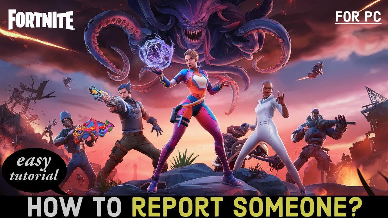 How to Report Someone on Fortnite? File/Send a Report in Fortnite (2024 ...