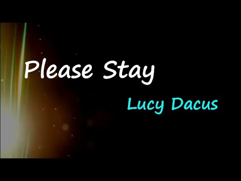 Lucy Dacus - Please Stay (Lyrics) - YouTube