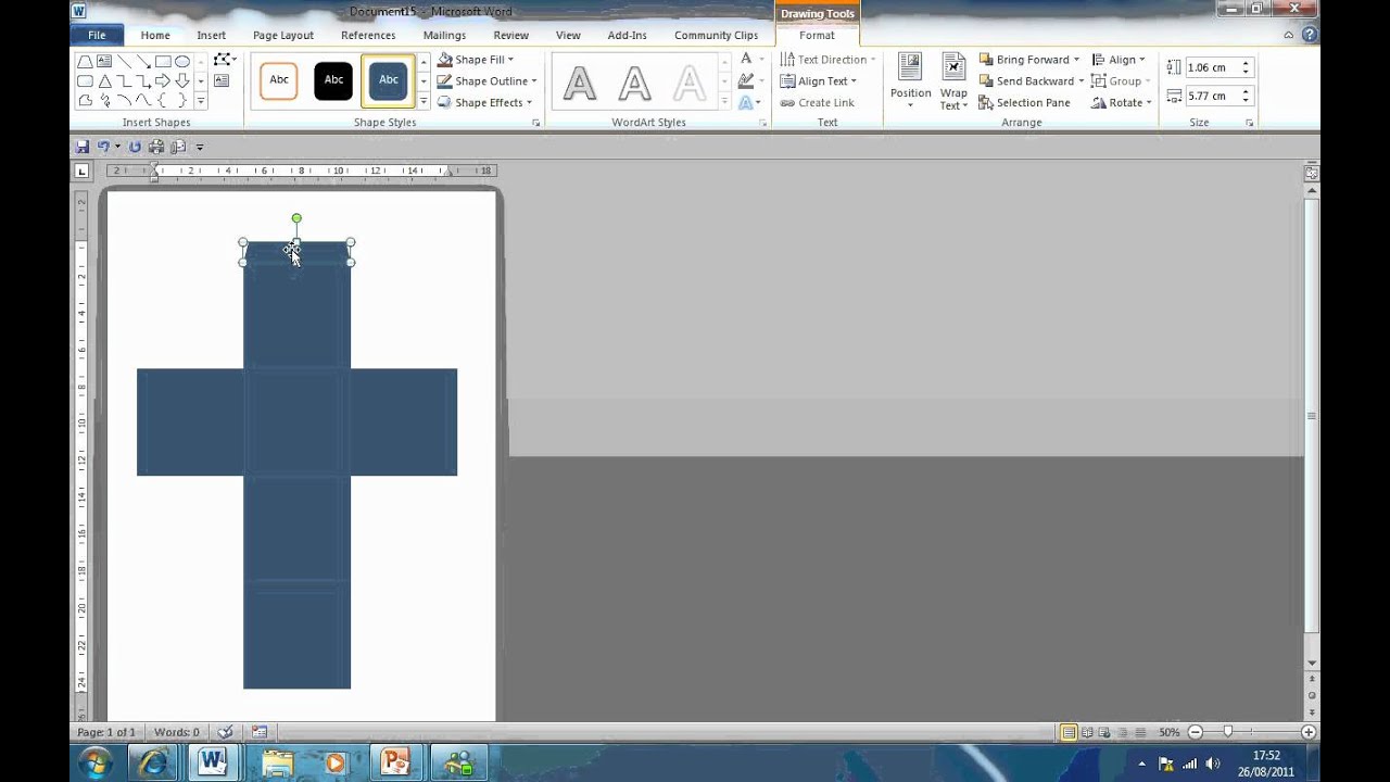 Creating Nets with Microsoft Word - YouTube
