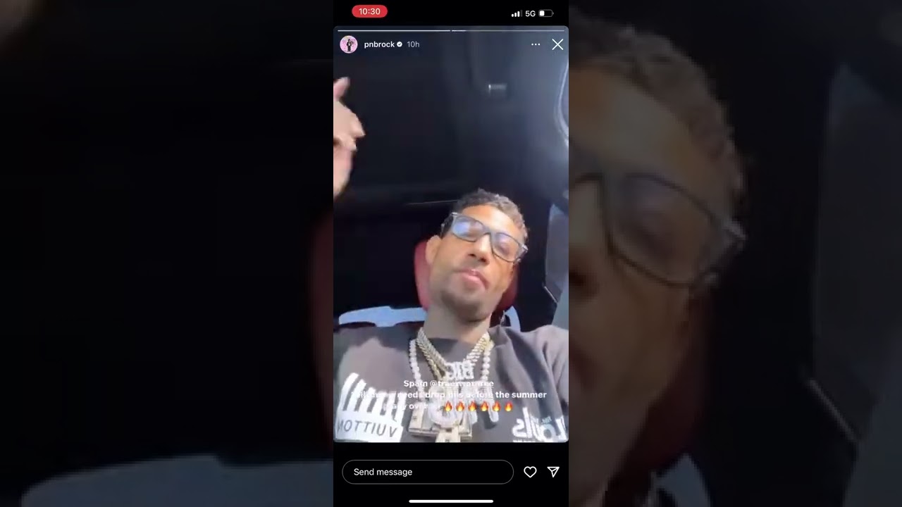PnB Rock’s last Instagram stories before passing - YouTube