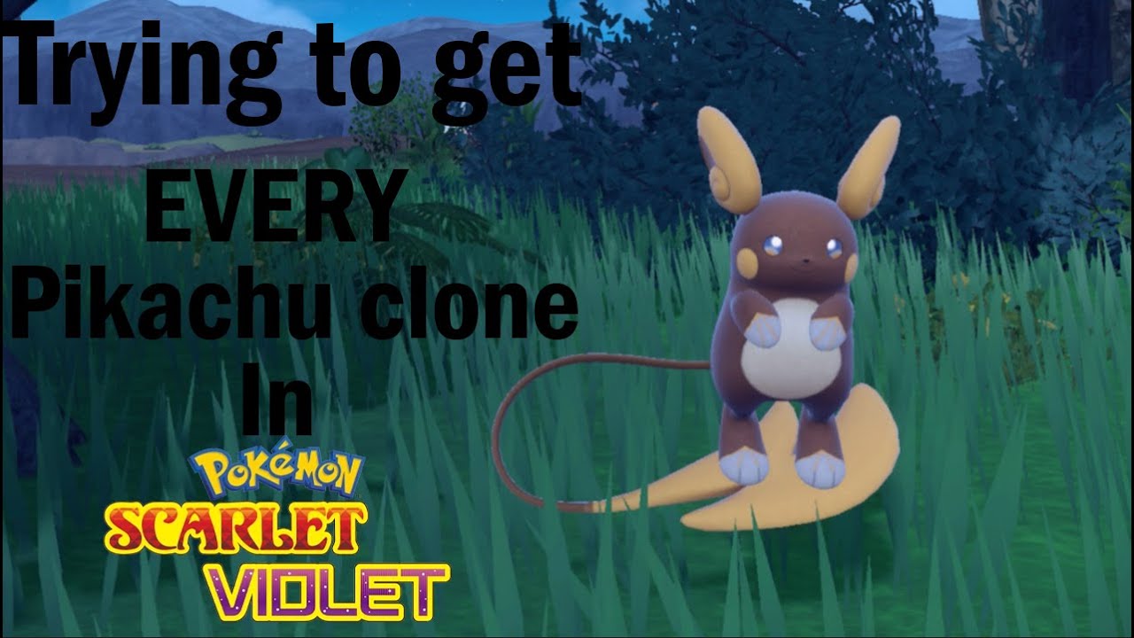 Lets hunt every shiny Pikachu clone in scarlet and violet - YouTube