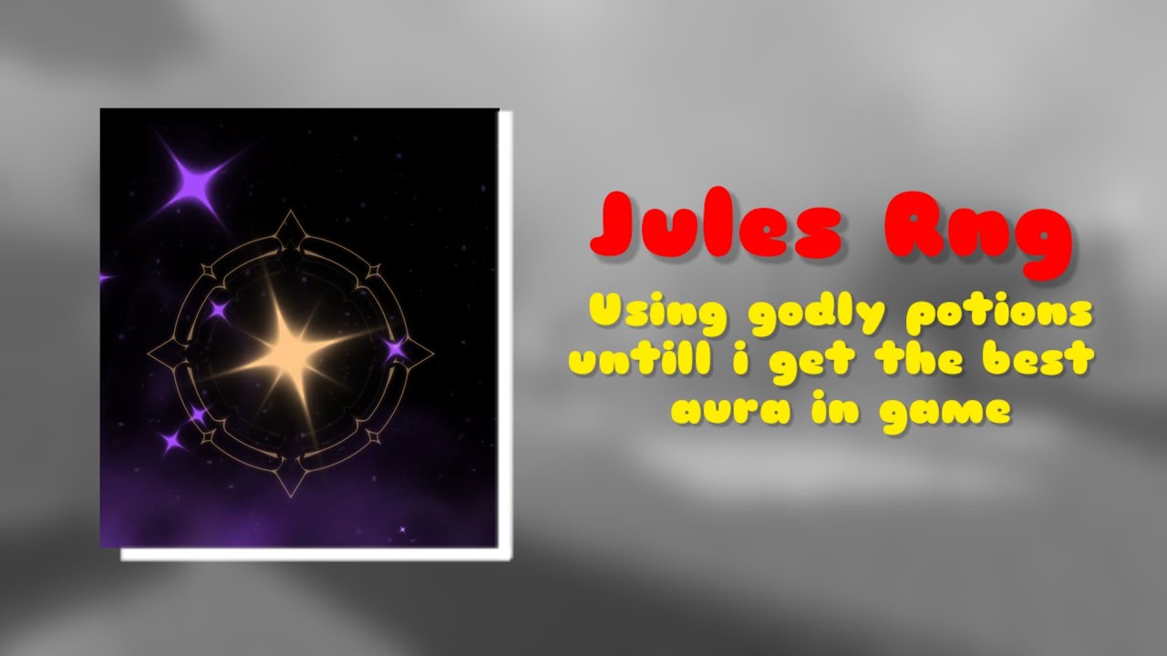 Using Godly Potions to get the best aura in game - YouTube