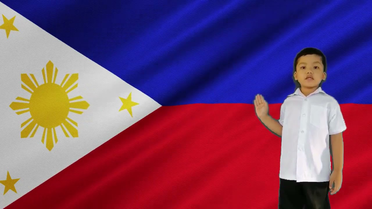 Panunumpa ng Katapatan sa Watawat ng Pilipinas (Kinder Heart) - YouTube