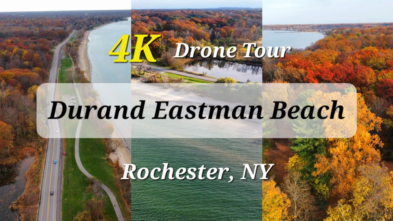Durand Eastman Beach (Rochester, NY) • 4K Drone Tour - YouTube