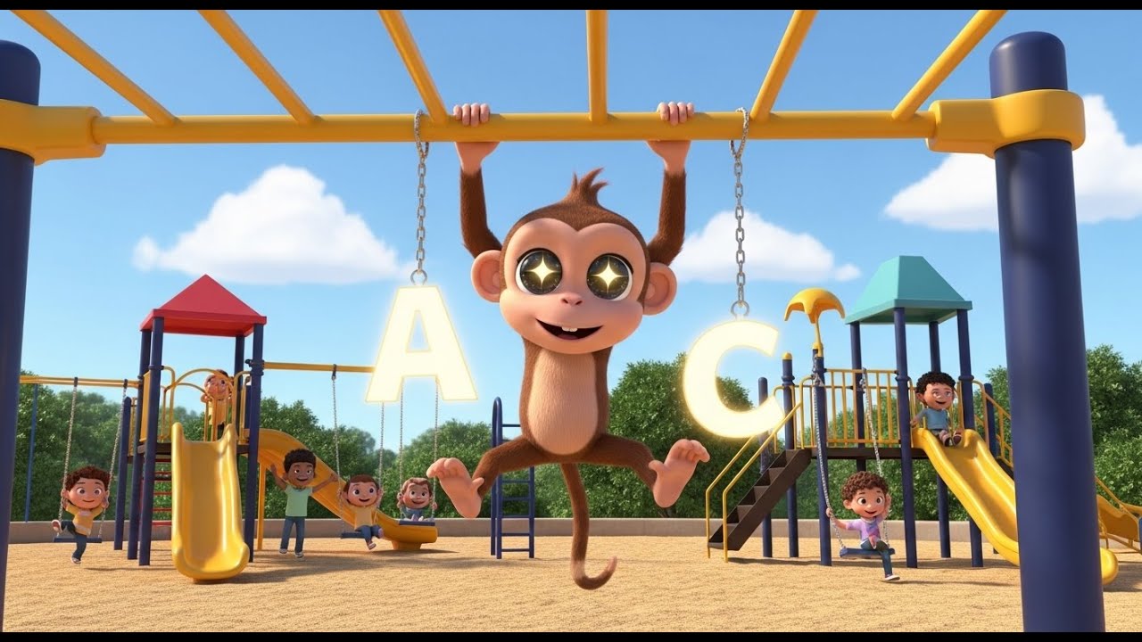 ABC Playground with Monkey Mike | Fun Alphabet Song for Kids - YouTube