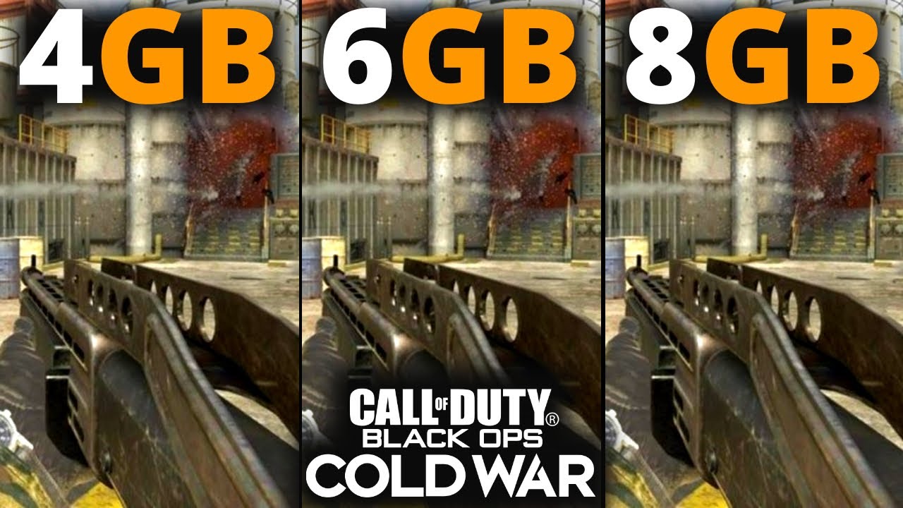 8gb vs 6gb vs 4gb | Call of Duty Black Ops Cold War - YouTube