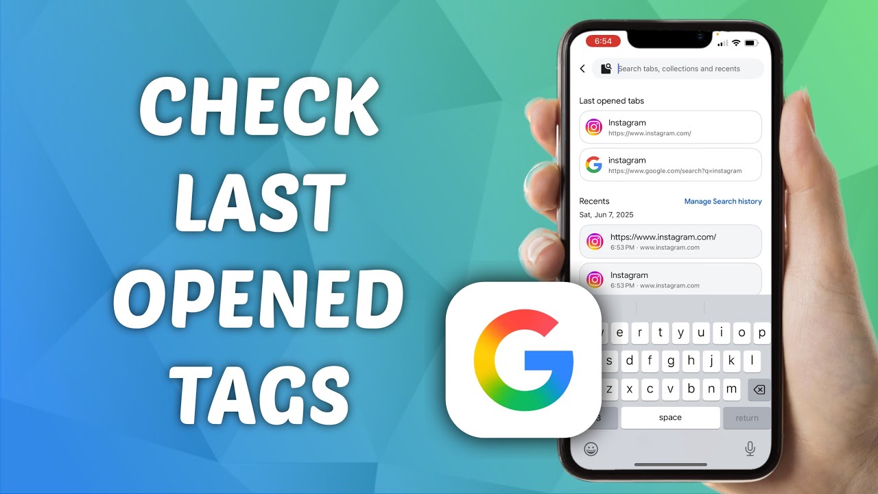 How to Check Last Opened Tabs in Google App - YouTube