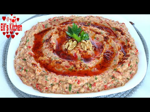 Grilled Eggplant and Pepper Meze Recipe