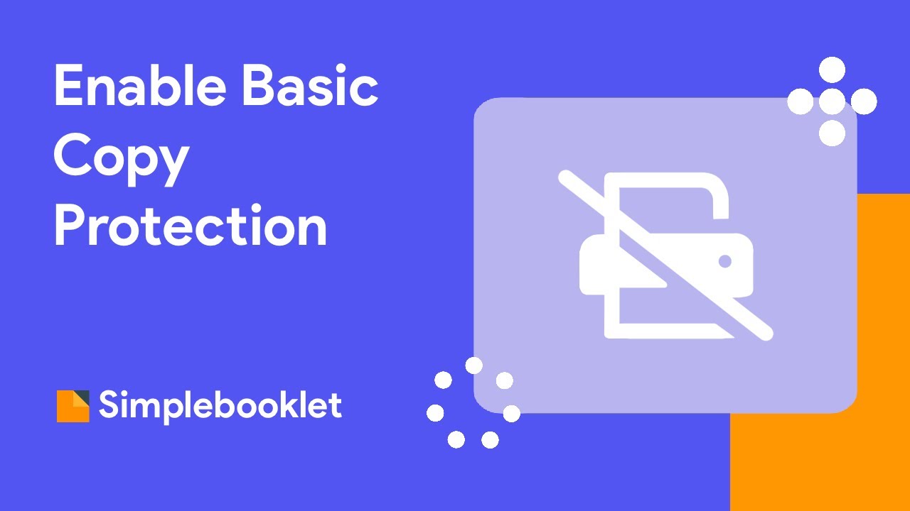 Enable Basic Copy Protection - YouTube