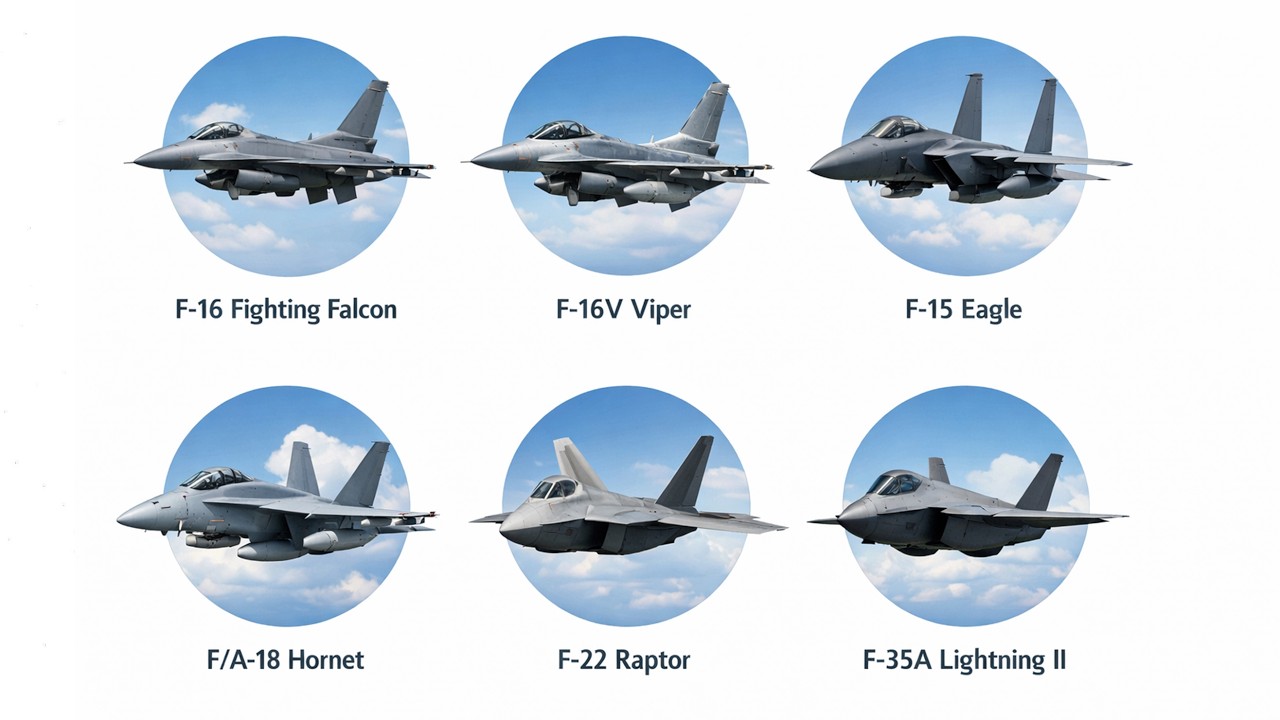 All types of fighter jets explained in 6 minutes - YouTube