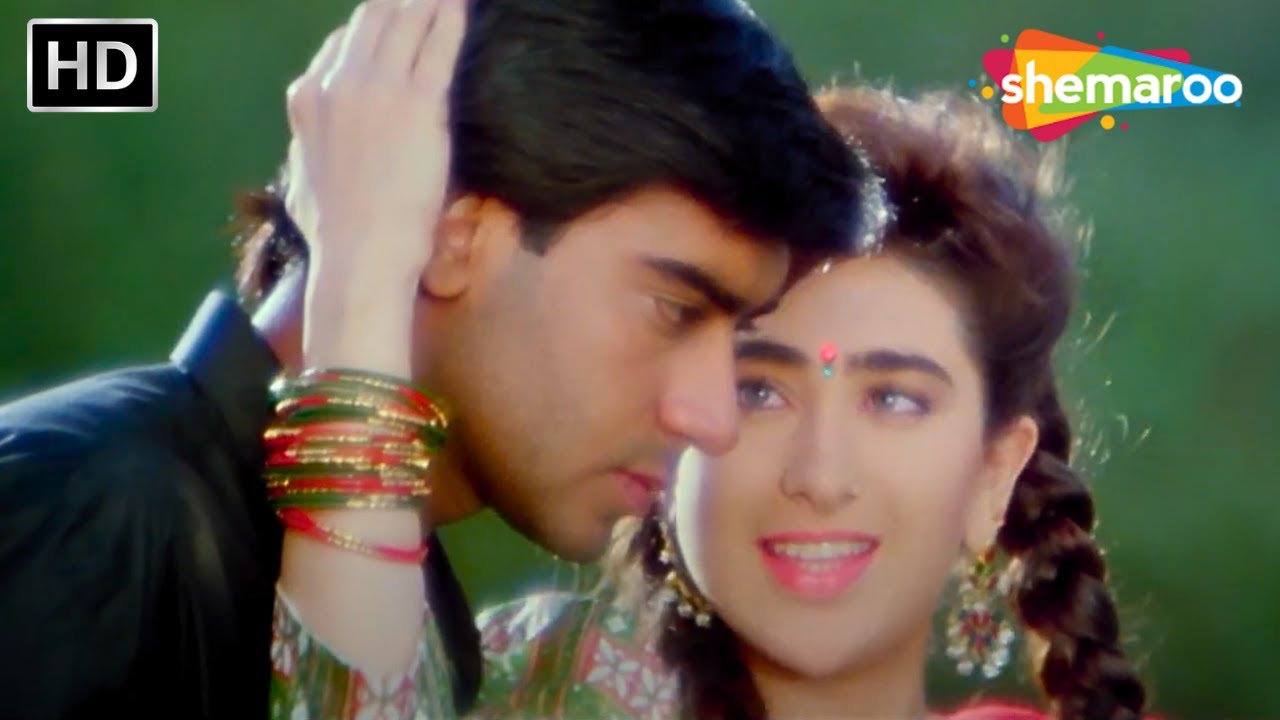 Mere Dil Ko Qarar Aa Jaaye | Jigar (1992) | Karishma, Ajay D |Sadhana ...