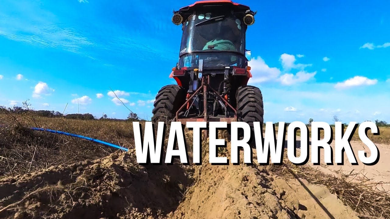 Homestead Waterworks (Plowing Water Lines for Garden & Fire Control ...
