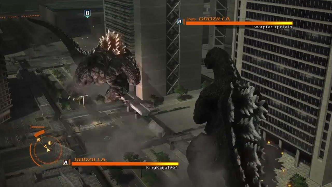 Godzilla PS4 Online Battles: Godzilla (Spiral Breath) vs Godzilla - YouTube