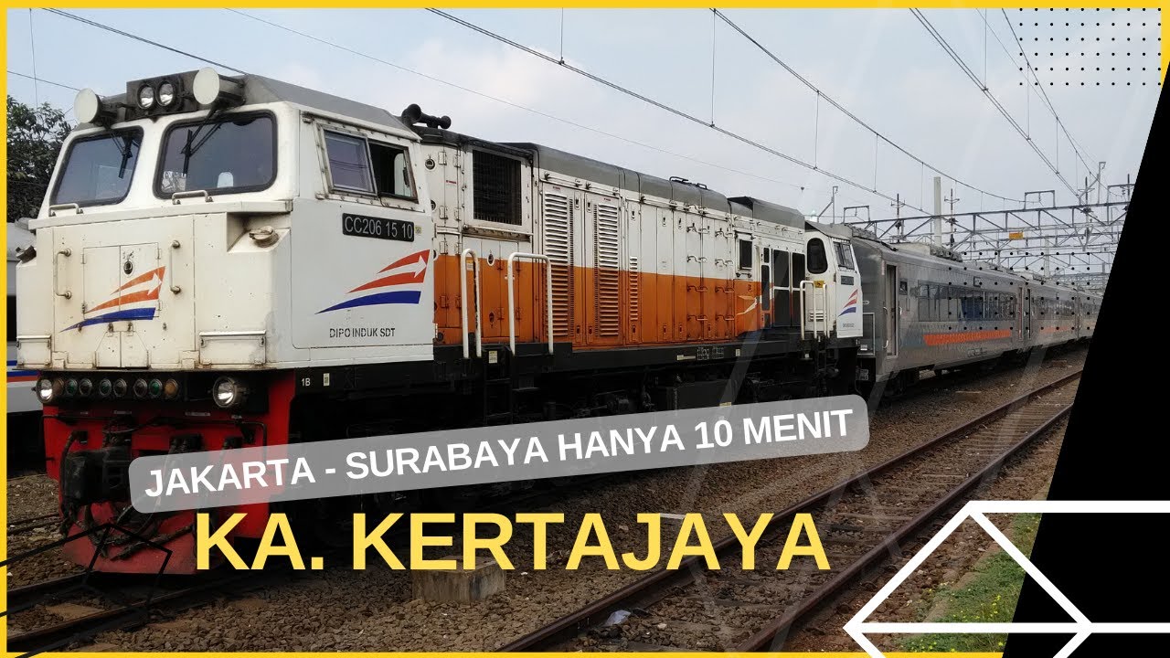 JAKARTA SURABAYA DENGAN KA KERTAJAYA #ihsanvlog - YouTube