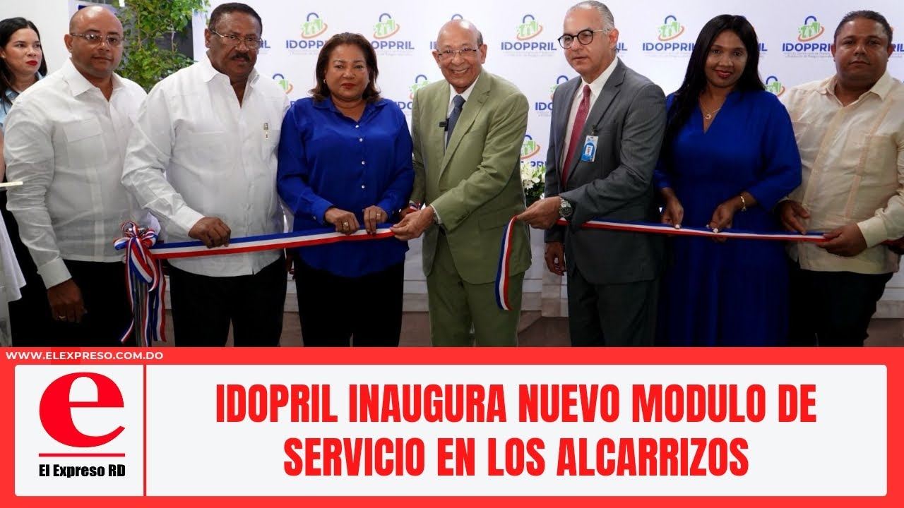 IDOPRIL INSTALA NUEVO MODULO DE ATENCIÓN EN LOS ALCARRIZOS - YouTube