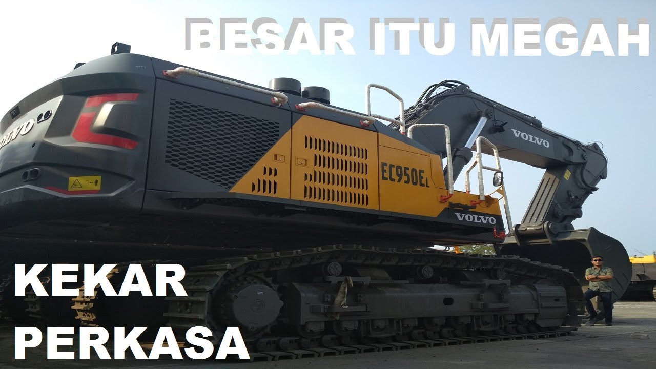 Vlog Review Excavator Gadang, Volvo EC950E - YouTube
