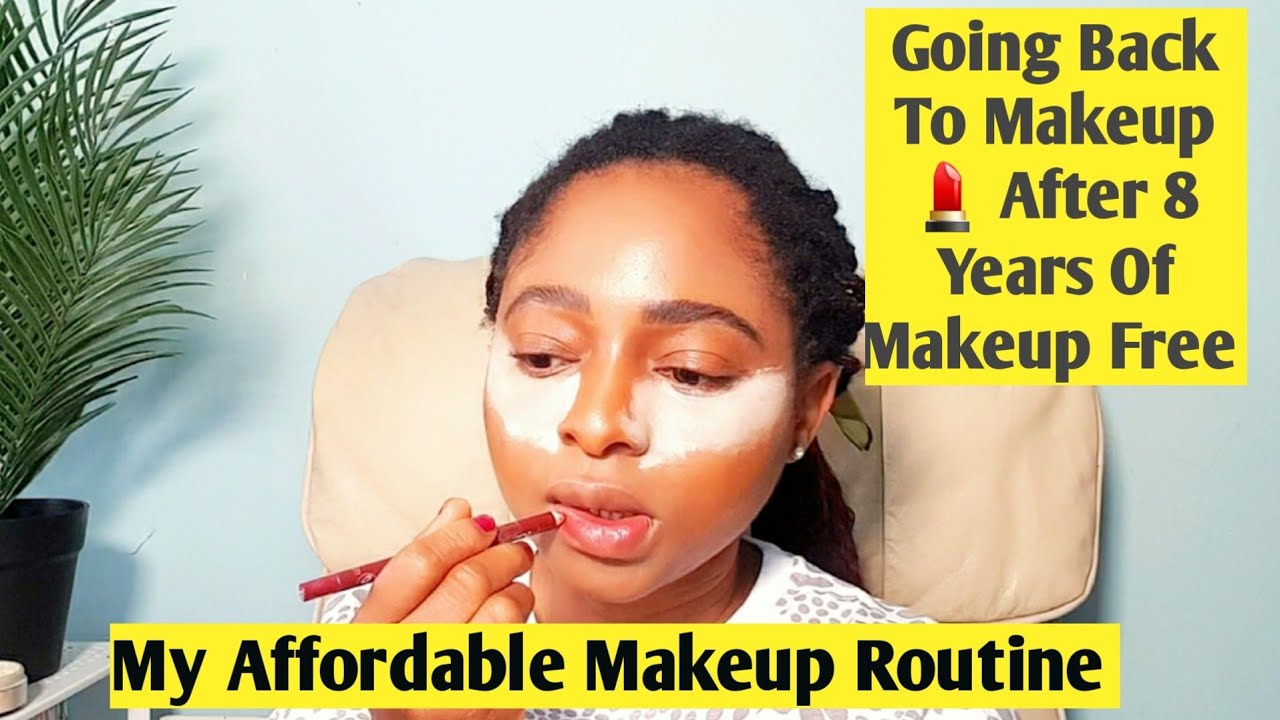 Beginner Affordable Drugstore Makeup Routine | Going Back To Makeup ...