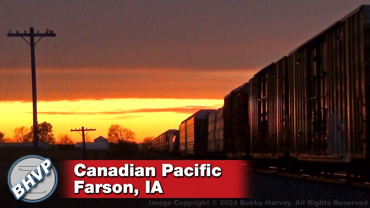 Canadian Pacific at Sunset - YouTube