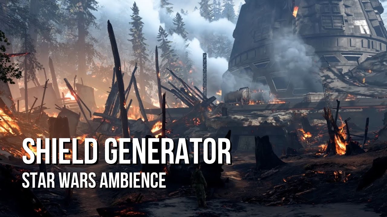 Endor Shield Generator Bunker | Star Wars Ambience | Fire Sounds, Endor ...