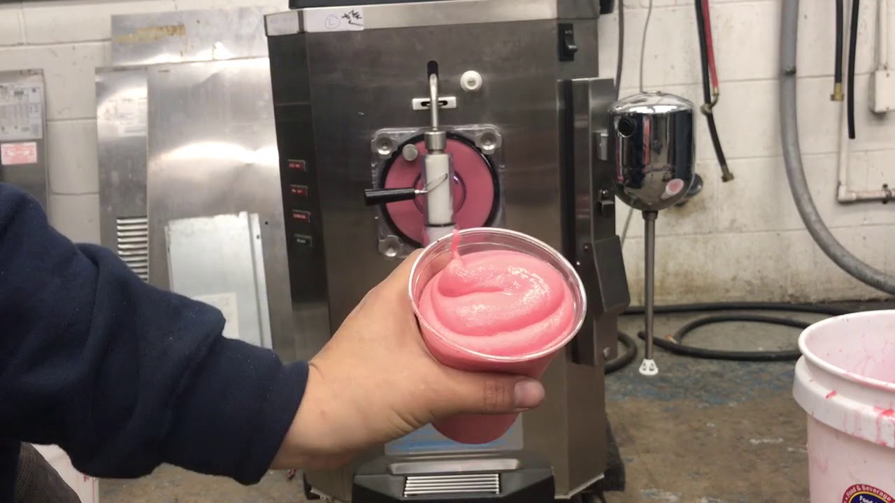 Taylor 430 Frozen Drink Machine mix test - YouTube