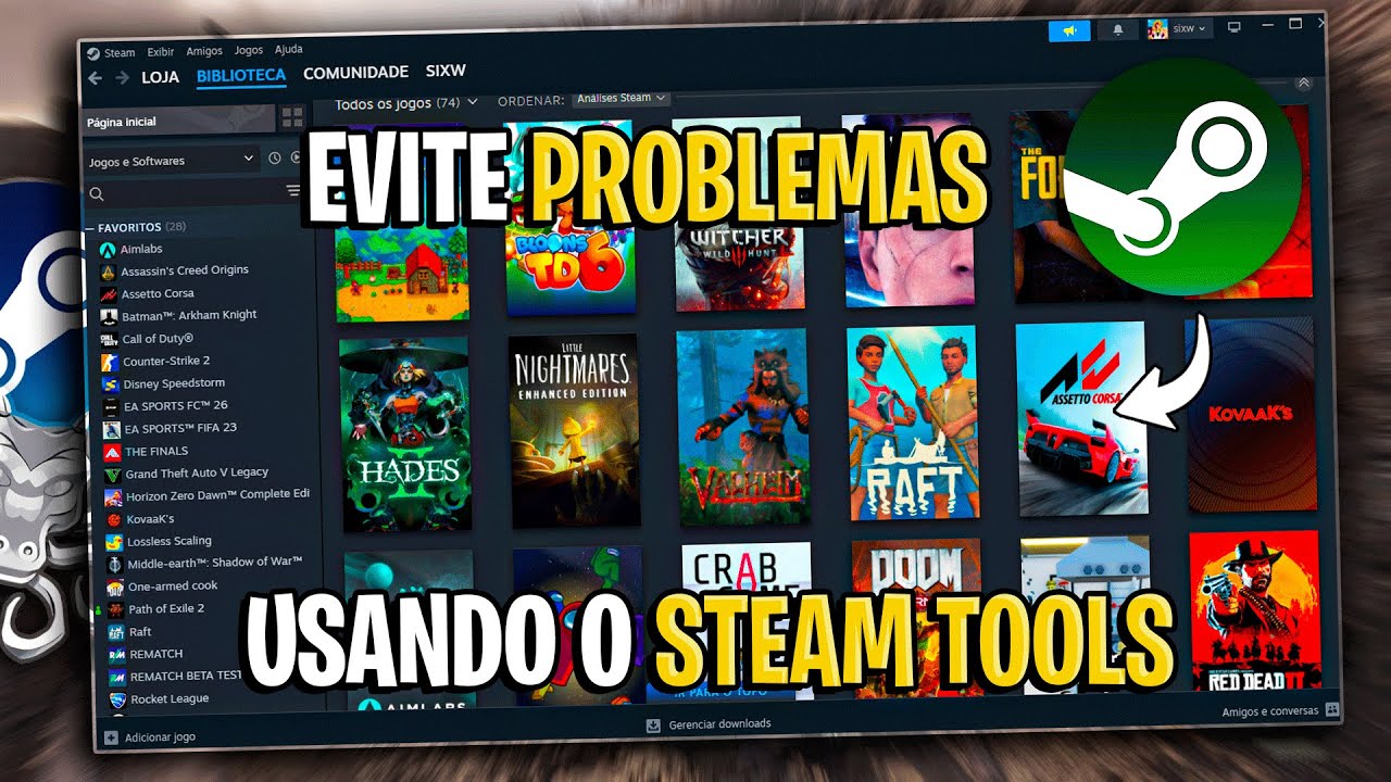 Usa Steam tools ? VEJA isso e evite PROBLEMAS !! - YouTube