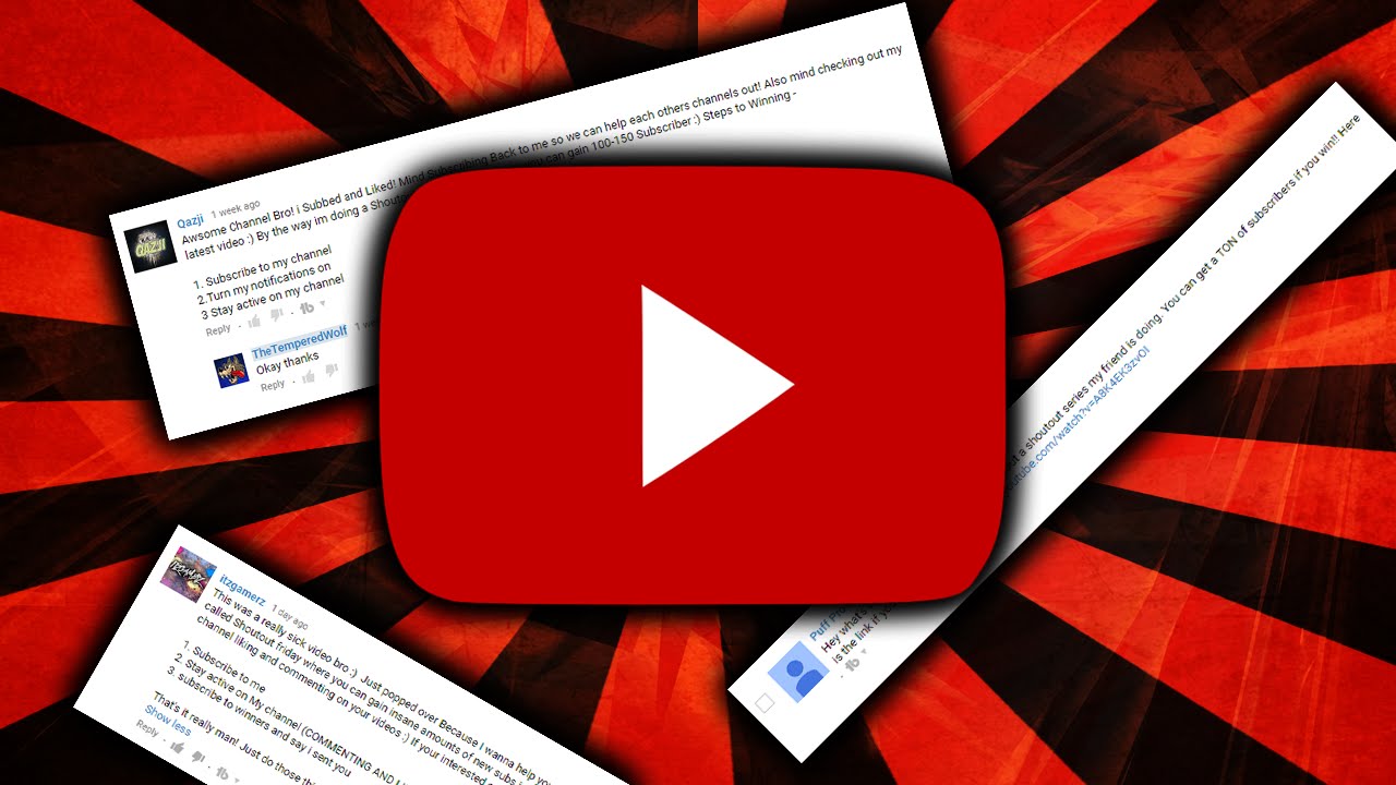 Youtube Spam Comments Fake Youtubers Youtube