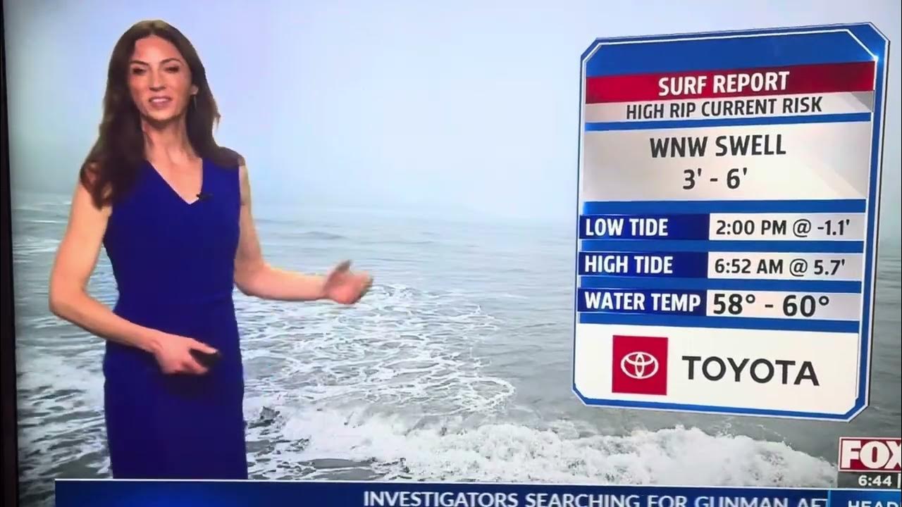 Fox5 Surf Report with Chrissy Russo! - YouTube