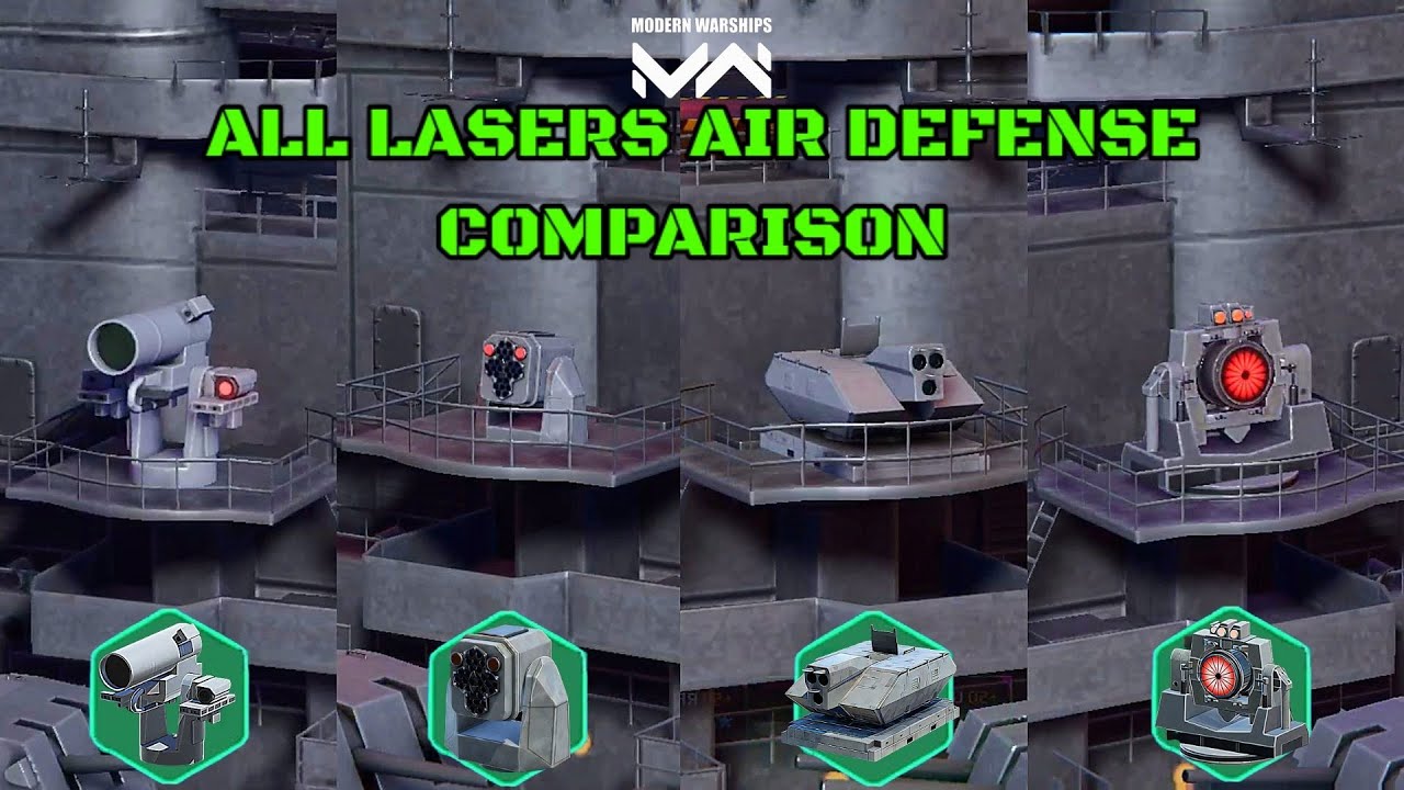 Comparing All Lasers Air Defense | ANSEQ-3 vs Excalibur vs THEL vs ...