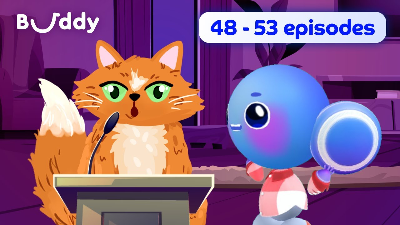 Buddy's Adventures Compilation #9| Buddy the Robot | Learning Cartoons ...