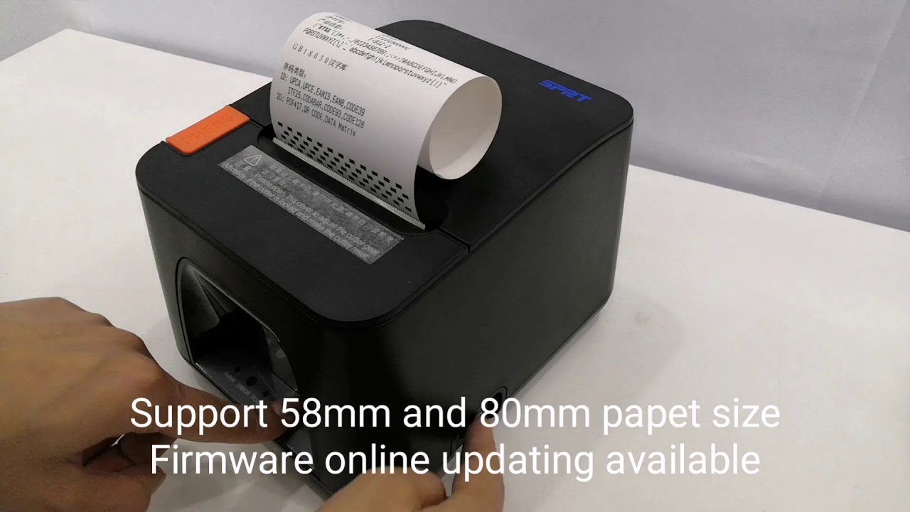 SPRT 80mm Thermal POS Printer SP-POS890 - YouTube