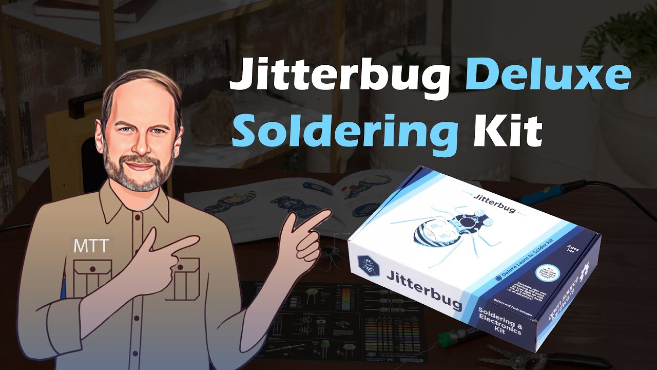 The Jitterbug Deluxe Soldering Kit From Learn to Solder - YouTube