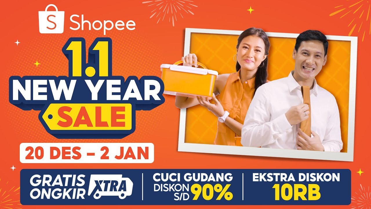 Belanja Semua di Shopee 1.1 New Year Sale! - YouTube