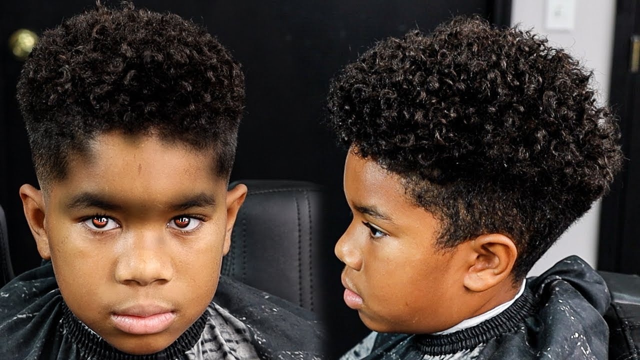 BACK 2 SCHOOL HAIRCUT/ MID FADE/ CURL SPONGE / HAIRCUT TUTORIAL - YouTube