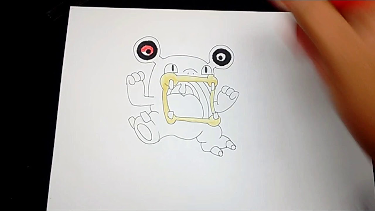 dibujando a loudred de Pokemon / draw - YouTube