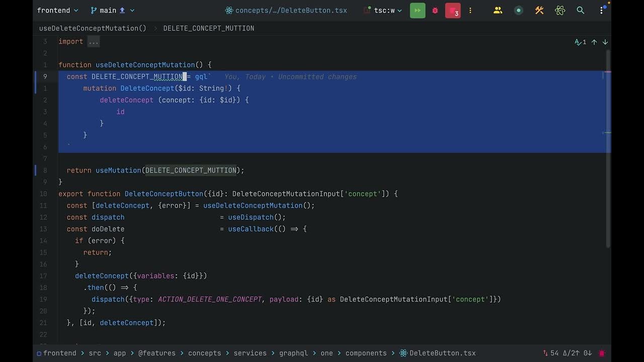 Devlog | coding session | visiting all GraphQL queries/mutations in the frontend - YouTube