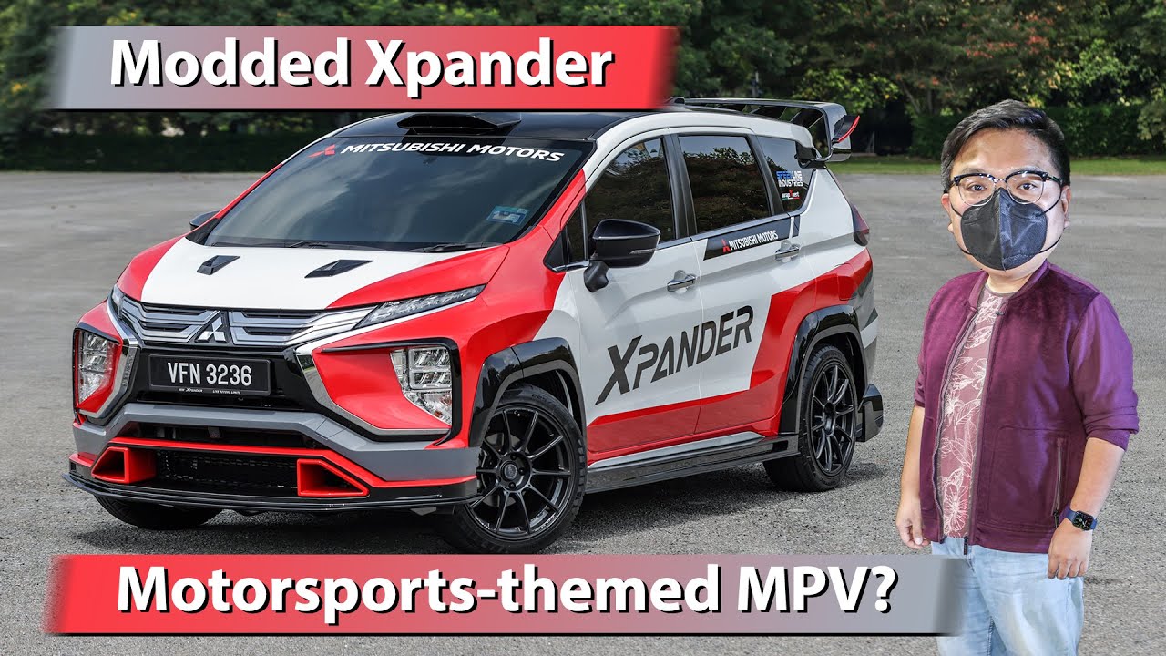 One-off, motorsport-inspired Mitsubishi Xpander walkaround video - YouTube