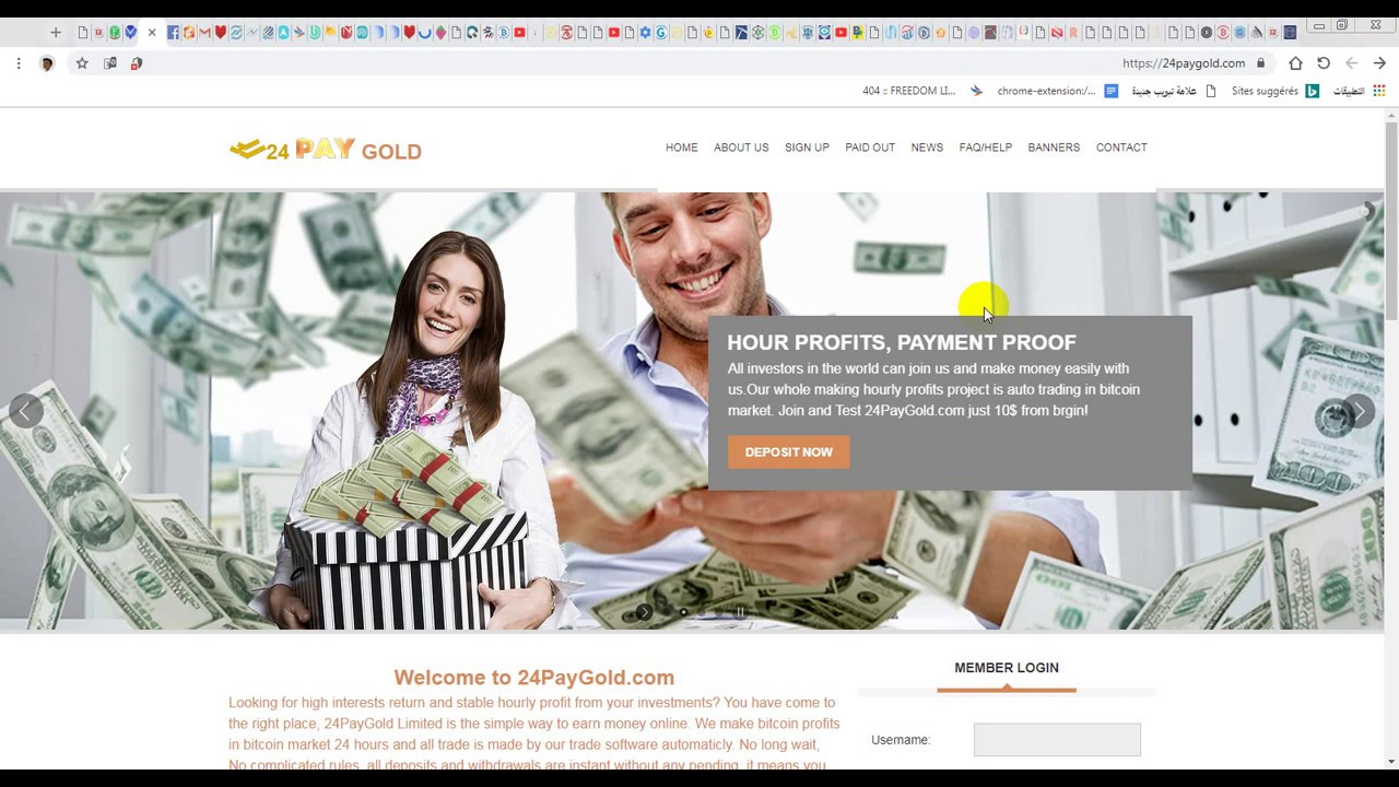 24PAYGOLD MAKING INSTANT PROFITS FROM NEXT HOUR!Welcome to 24PayGold ...