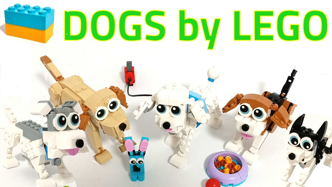 Nice LEGO set with many breeds of dogs #lego #dogs - YouTube