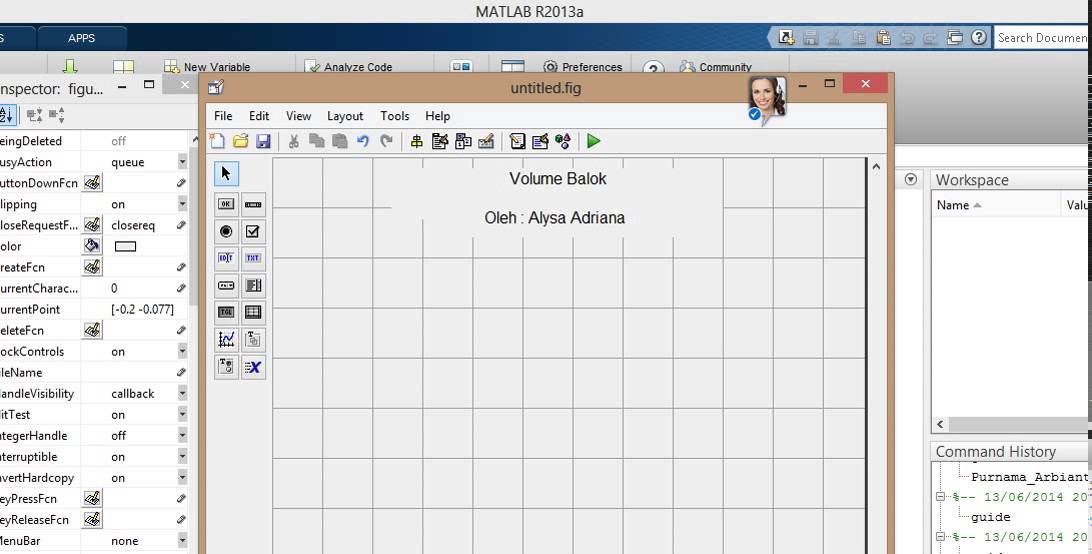 Matlab Volume Balok - YouTube