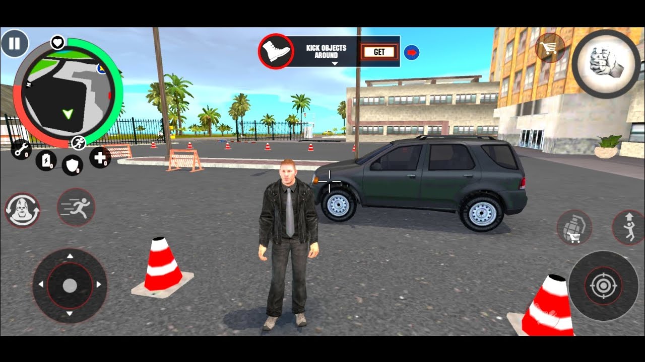 Giant Stoneman Driving Military Monster Truck in Open City Simulator ...
