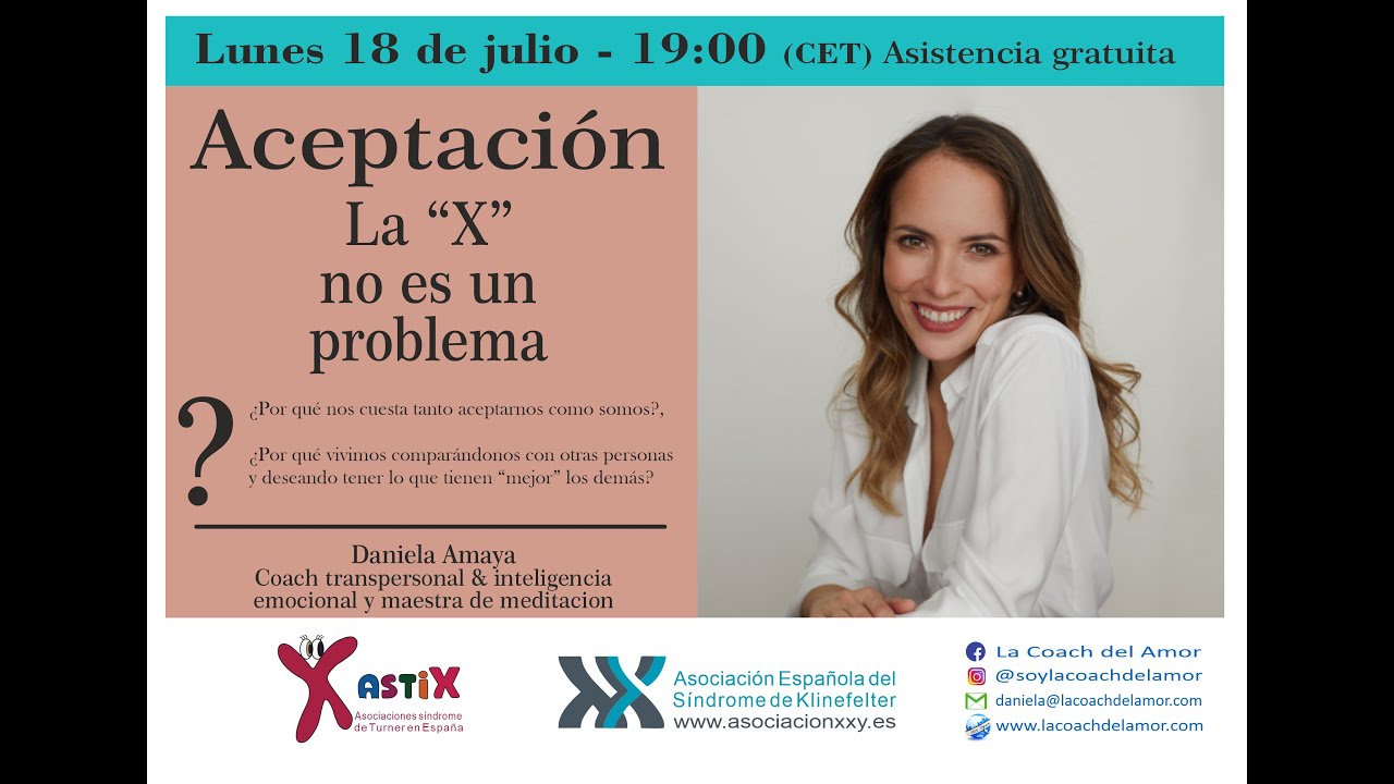 Aceptación, la «X» no es un problema. Por Daniela Amaya Coach ...